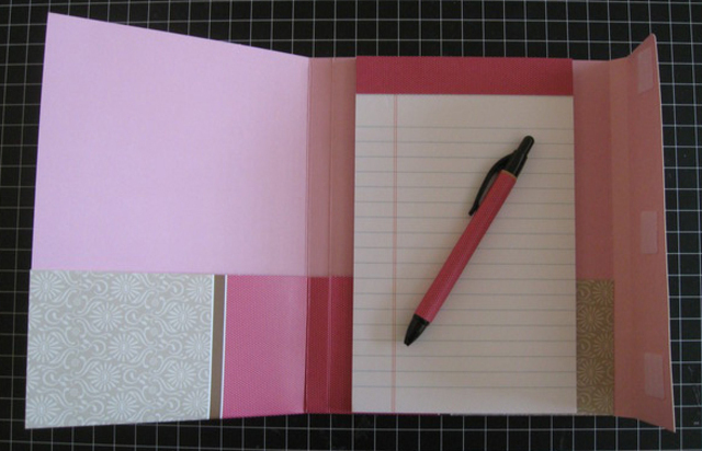 Altered Thoroughly Modern File Notebook – Sarahs Ink Spot