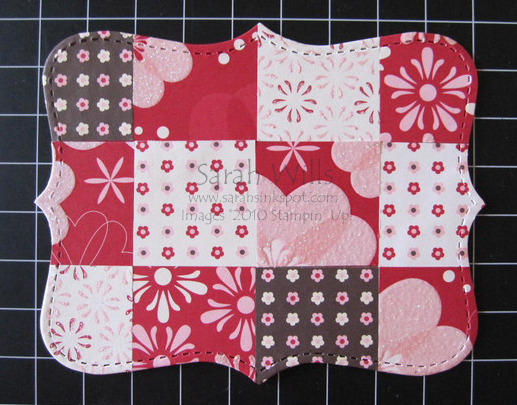 Top Note Quilt Card Tutorial – Sarahs Ink Spot