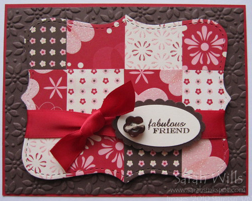 Top Note Quilt Card Tutorial – Sarahs Ink Spot
