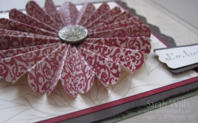 Folded Scallop Flower – Sarahs Ink Spot