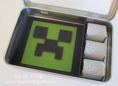 Punch Art meets the Minecraft Creeper… – Sarahs Ink Spot