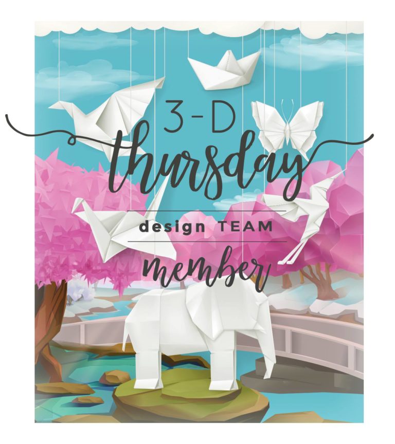 3-D Thursday is here with a beautiful Desktop Post It Note Holder ...