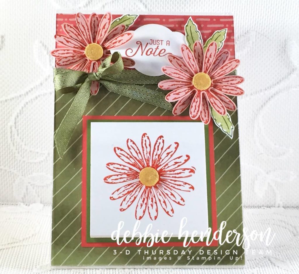 3-D Thursday is here with a beautiful Desktop Post It Note Holder ...