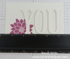 Stacking die cut letters is amazing… – Sarahs Ink Spot