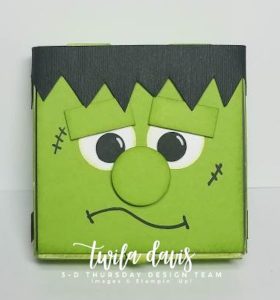 3-D Thursday is here with the most adorable Frankenstein Mini Pizza Box ...