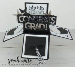 3-D Thursday is here with a Graduation Explosion Box Card! – Sarahs Ink ...